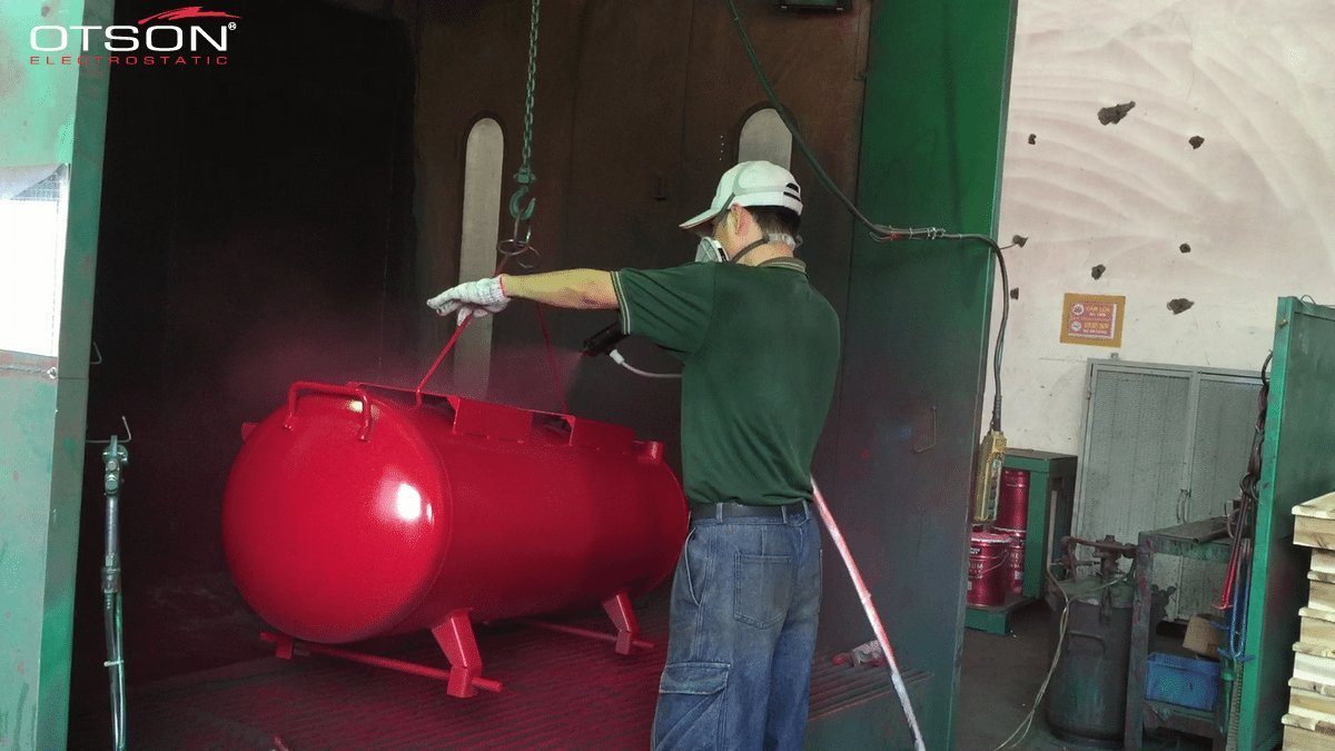 Otson Ots 3000 Electrostatic Spray Gun Demo 012 - OTSON | Liquid and ...