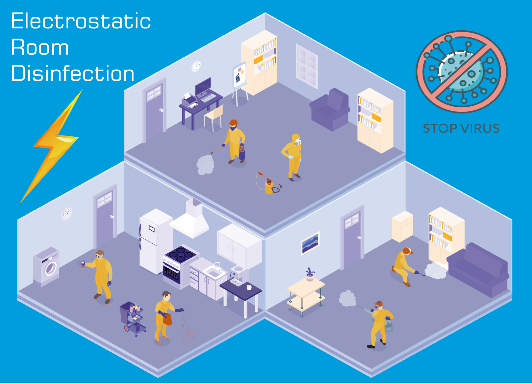 Electrostatic Sprayer- Disinfection-OTS-3000-G6