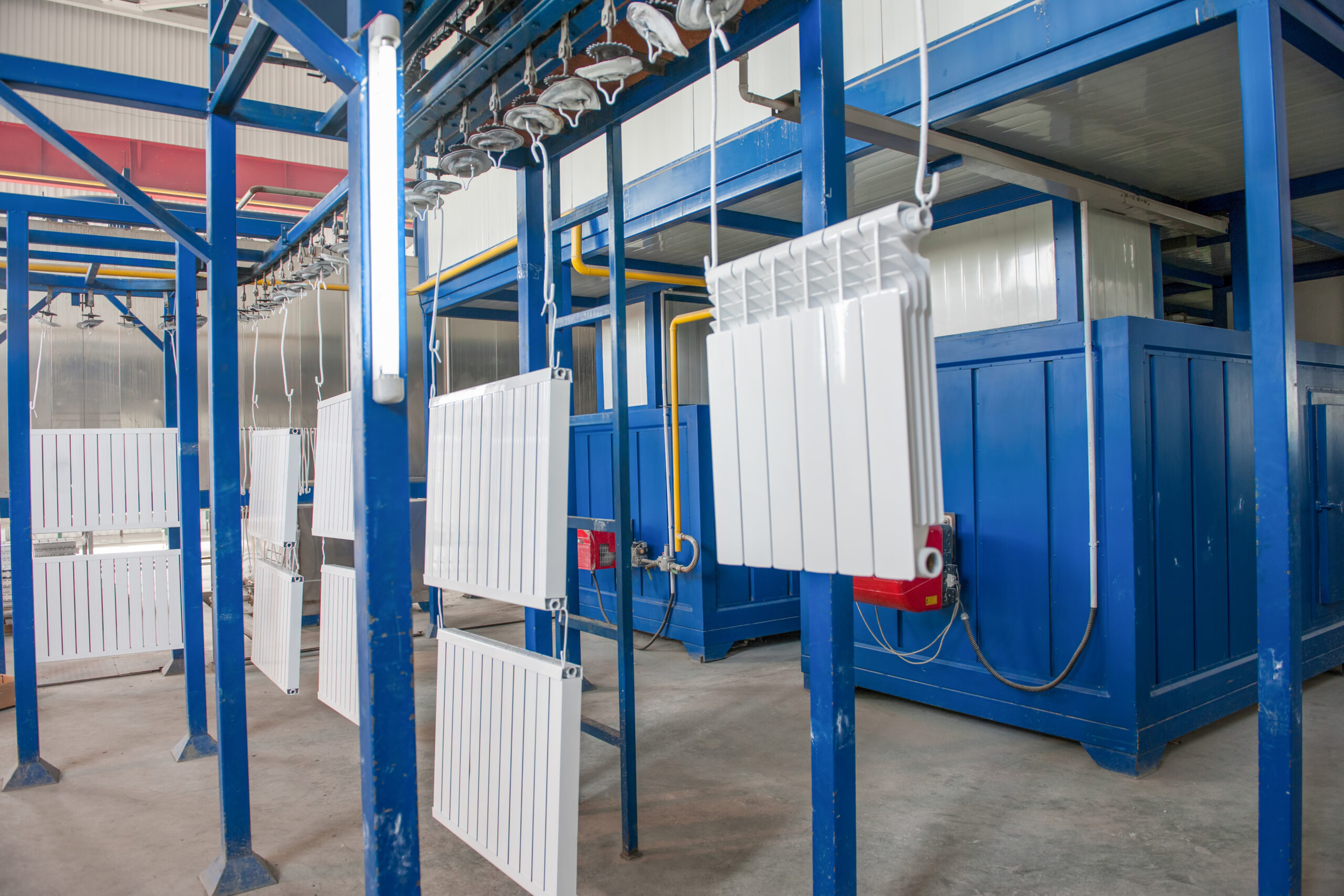 Assembly And Painting Heating Radiators In Manufacturing - OTSON ...